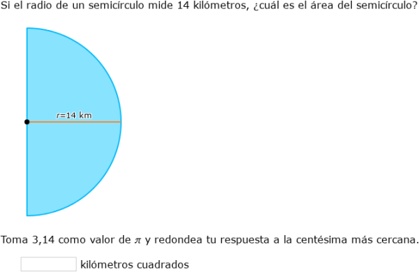 IXL - Área de los semicírculos y los cuartos de círculo (Ejercicios de ...