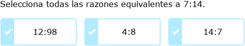 Ixl Identificar Razones Equivalentes Ejercicios De Matemáticas De 8