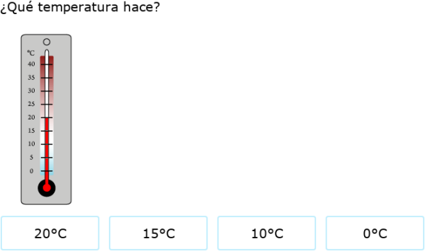 IXL - Leer un termómetro (Ejercicios de matemáticas de 1.ᵉʳ grado)