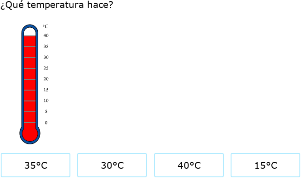 IXL - Leer un termómetro (Ejercicios de matemáticas de Preescolar)