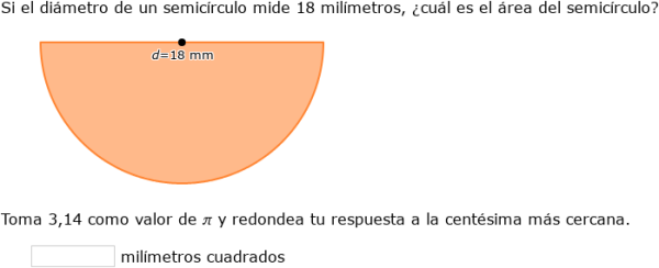 IXL - Área de los semicírculos y los cuartos de círculo (Ejercicios de ...