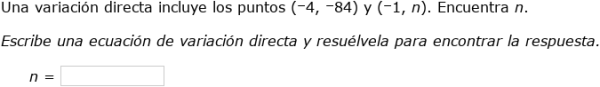 IXL - Escribir y resolver ecuaciones de variación directa (Ejercicios ...