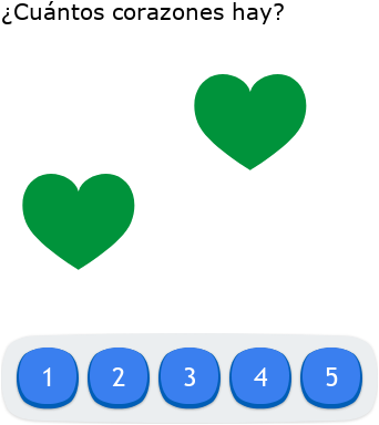 IXL - Contar hasta 5 (Ejercicios de matemáticas de Preescolar)