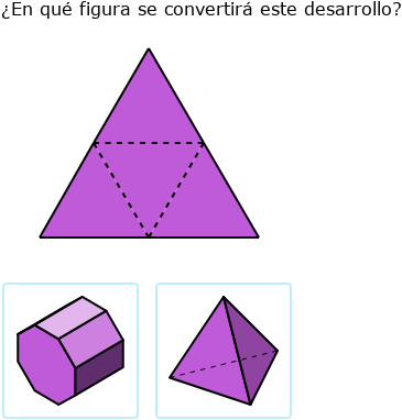 IXL - Desarrollos de figuras tridimensionales (Ejercicios de ...
