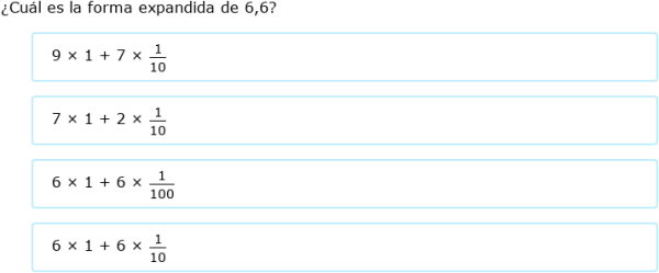 IXL - Escribir decimales de forma expandida (Ejercicios de matemáticas ...
