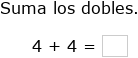 IXL - Sumar los dobles (Ejercicios de matemáticas de 2.º grado)