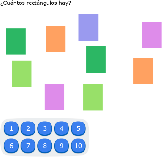 IXL - Contar hasta 10 (Ejercicios de matemáticas de Preescolar)