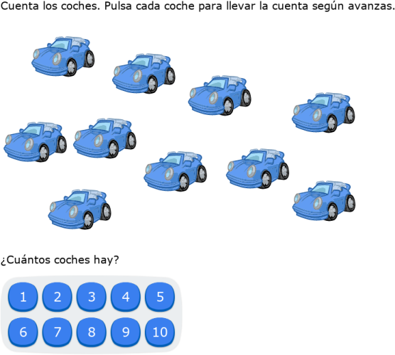 IXL - Aprender a contar hasta 10 (Ejercicios de matemáticas de Preescolar)