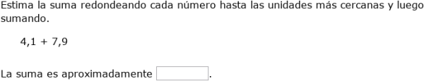 IXL - Estimar sumas, diferencias y productos de números decimales ...