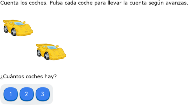 IXL - Aprender a contar hasta 3 (Ejercicios de matemáticas de Preescolar)