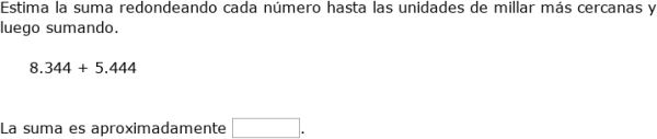 IXL - Estimar sumas de números naturales (Ejercicios de matemáticas de ...