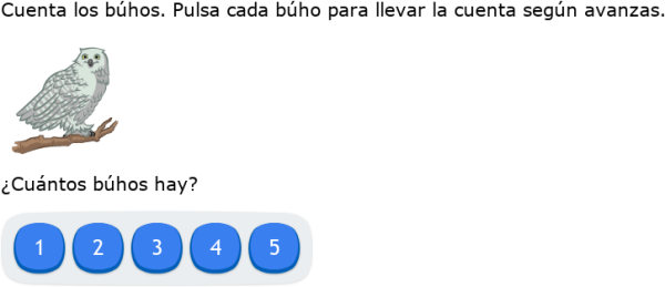 IXL - Aprender a contar hasta 5 (Ejercicios de matemáticas de Preescolar)