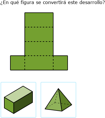 IXL - Desarrollos de figuras tridimensionales (Ejercicios de ...
