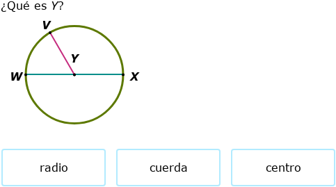 IXL - Partes de un círculo (Ejercicios de matemáticas de 8.º grado)